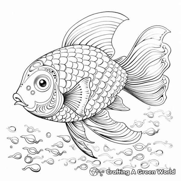 Rainbow Fish Coloring Pages - Free & Printable!