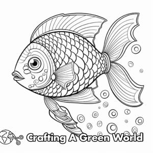 Rainbow Fish Coloring Pages - Free & Printable!