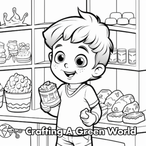 Candy Coloring Pages - Free & Printable!