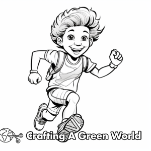 Running Shoe Coloring Pages - Free & Printable!