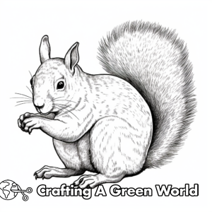 Squirrel Coloring Pages - Free & Printable!