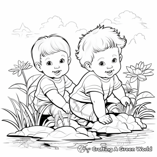 Baby Coloring Pages - Free & Printable!