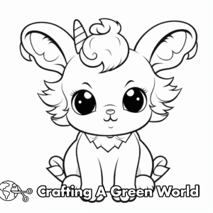 Kawaii Animals Coloring Pages - Free & Printable!