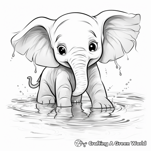 Baby Elephant Coloring Pages - Free & Printable!