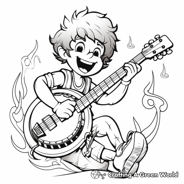 Guitar Coloring Pages - Free & Printable!