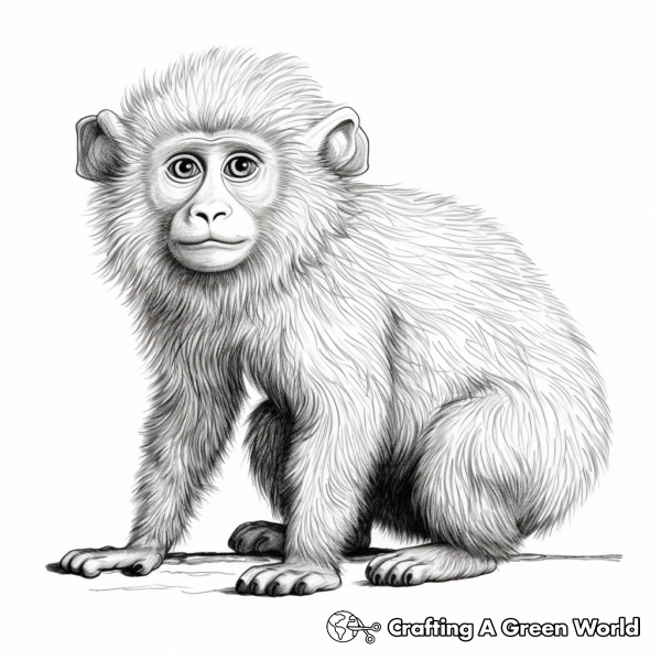 Baboon Coloring Pages - Free & Printable!