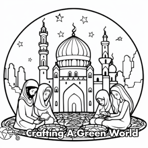 Ramadan Coloring Pages - Free & Printable!