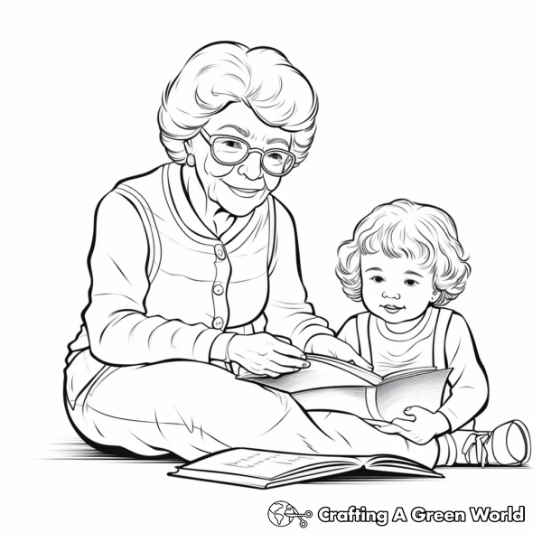Grandparents Day Coloring Pages - Free & Printable!