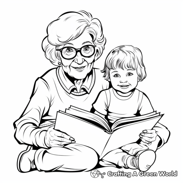 Grandparents Day Coloring Pages - Free & Printable!