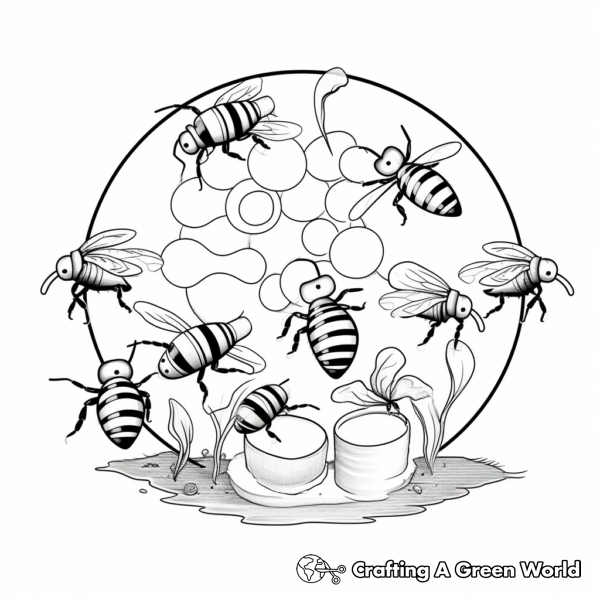 Bee Coloring Pages - Free & Printable!
