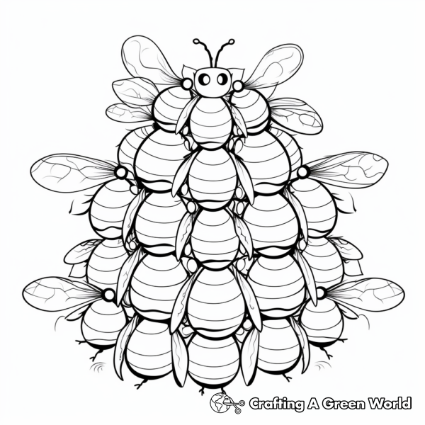Bee Coloring Pages - Free & Printable!
