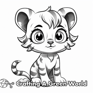 Cute Tiger Coloring Pages - Free & Printable!