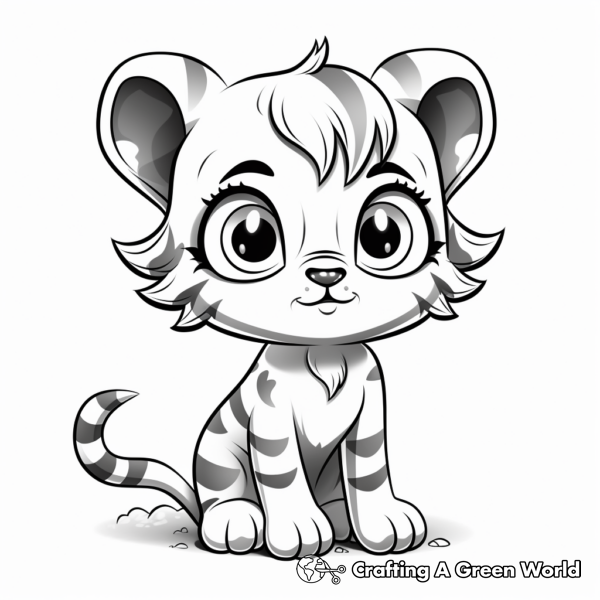 Cute Tiger Coloring Pages - Free & Printable!