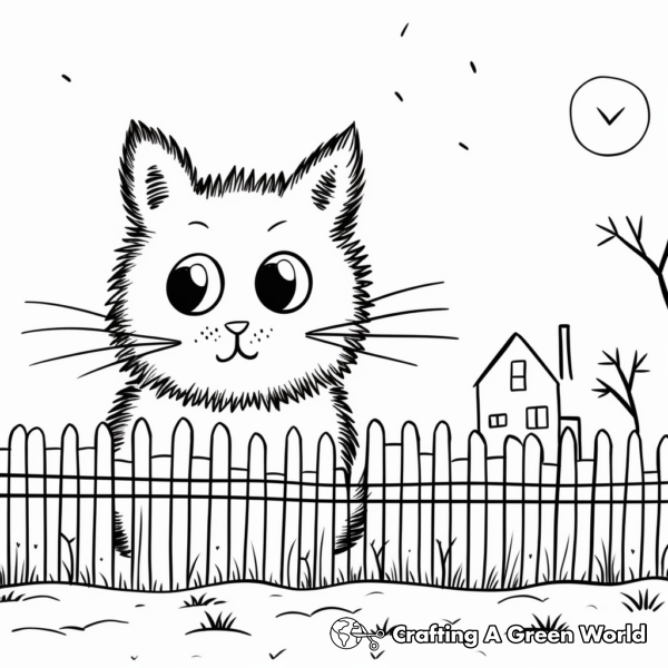 Halloween Cat Coloring Pages - Free & Printable!