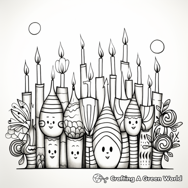 Hanukkah Coloring Pages - Free & Printable!