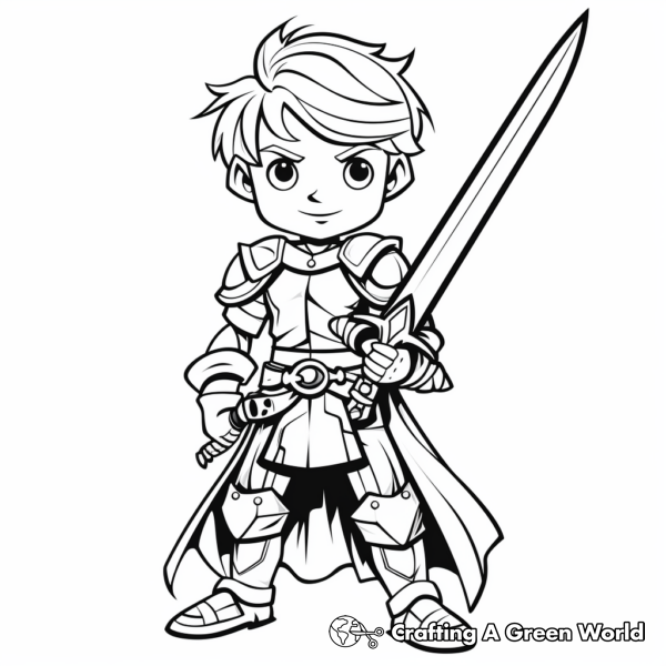 Sword Coloring Pages - Free & Printable!
