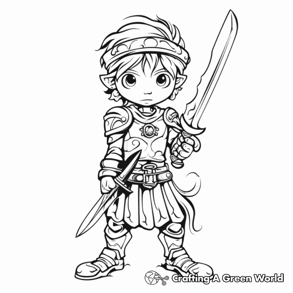 Sword Coloring Pages - Free & Printable!