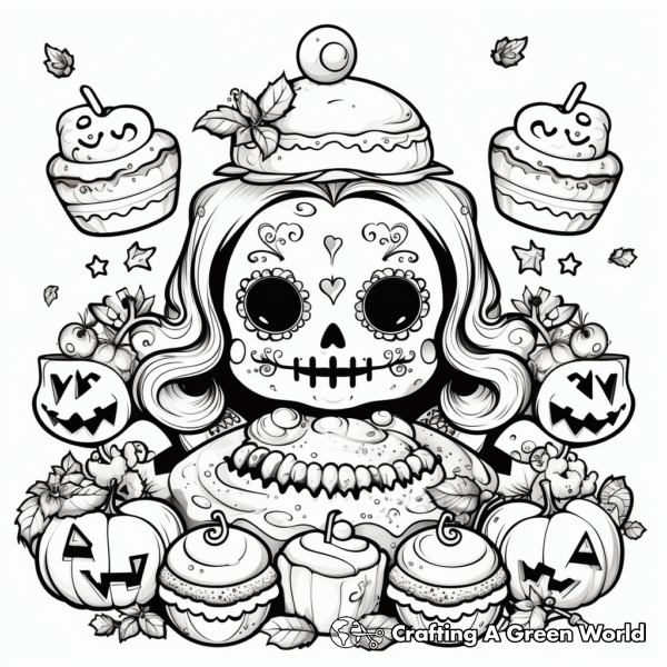 Day Of The Dead Coloring Pages - Free & Printable!
