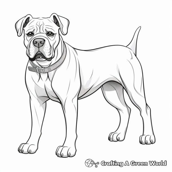 Cane Corso Coloring Pages - Free & Printable!