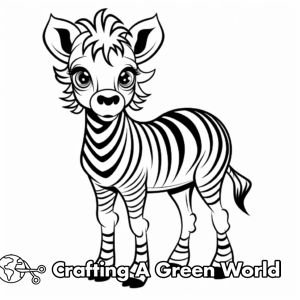 Zebra Coloring Pages - Free & Printable!
