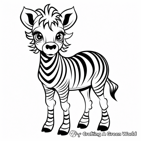 Zebra Coloring Pages - Free & Printable!