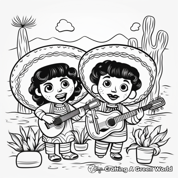 Mexico Coloring Pages - Free & Printable!