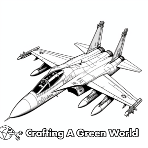 Fighter Jet Coloring Pages - Free & Printable!
