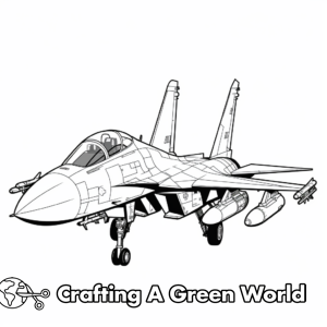 Fighter Jet Coloring Pages - Free & Printable!