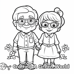 Grandparents Day Coloring Pages - Free & Printable!