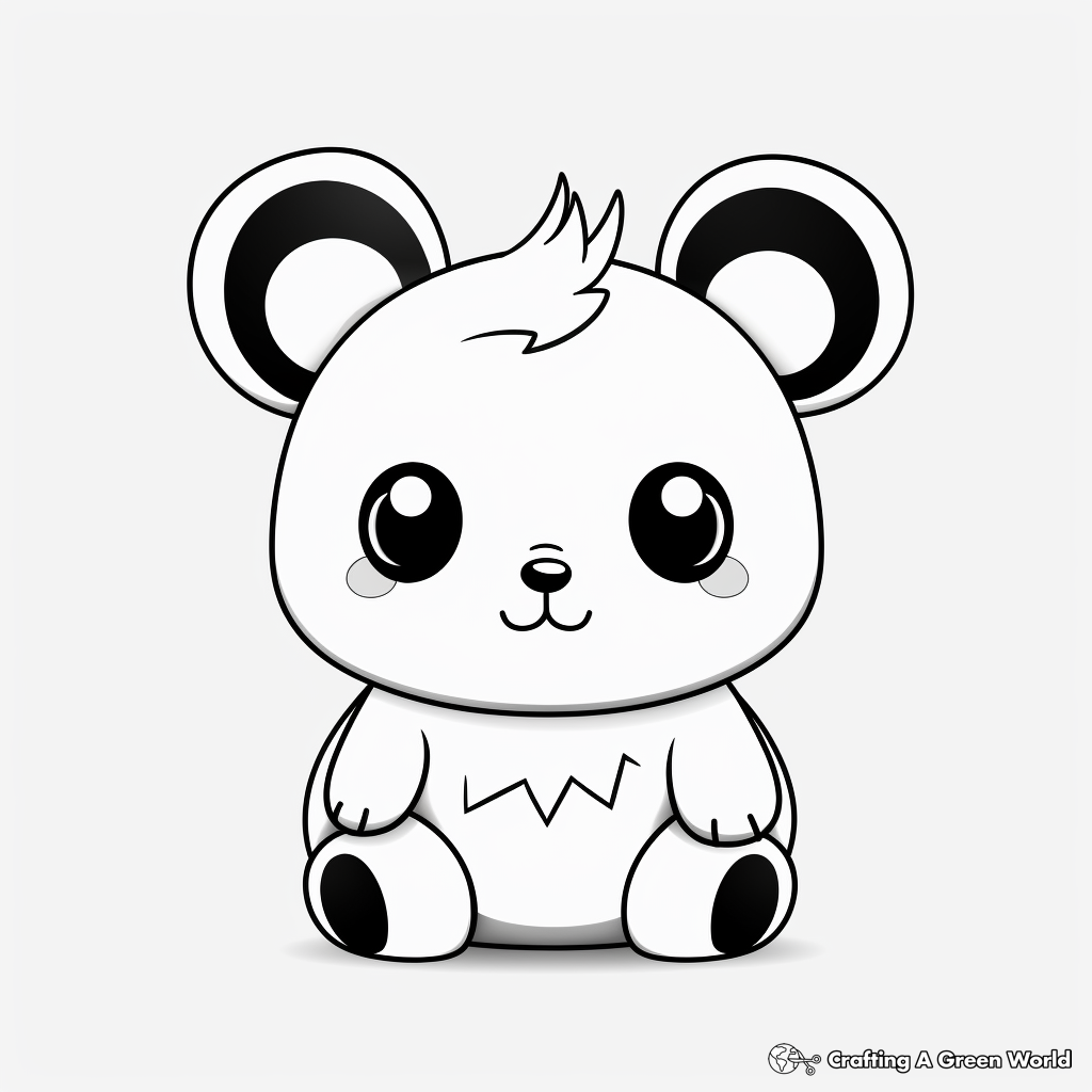 Kawaii Panda Coloring Pages - Free & Printable!