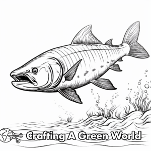 Salmon Coloring Pages - Free & Printable!
