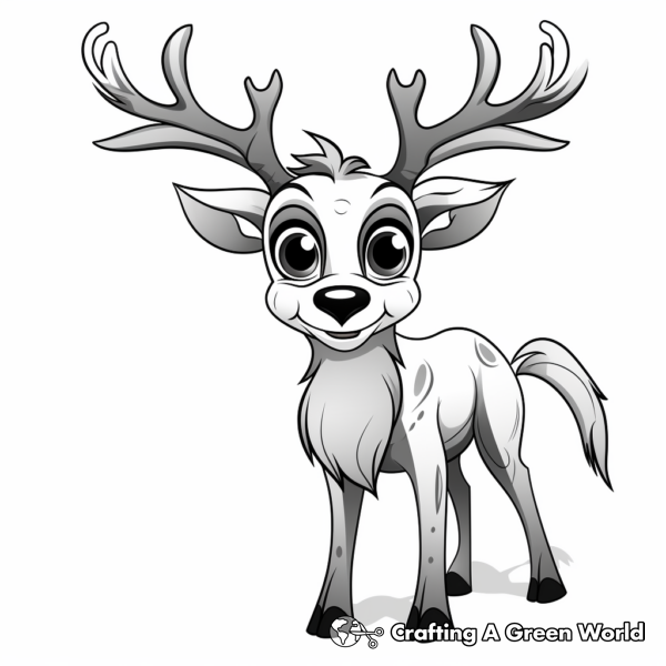 Reindeer Coloring Pages - Free & Printable!