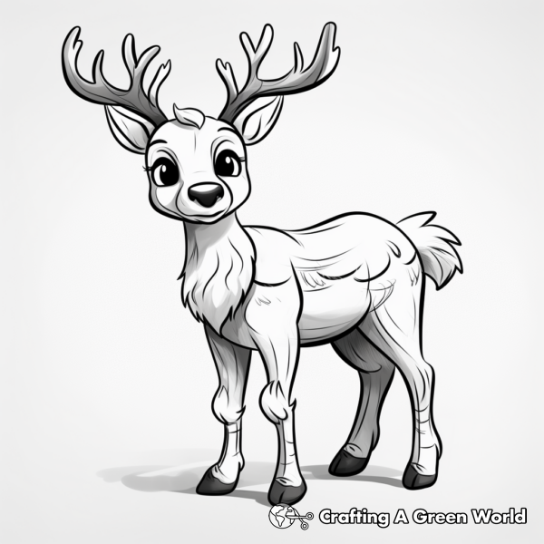 Reindeer Coloring Pages - Free & Printable!