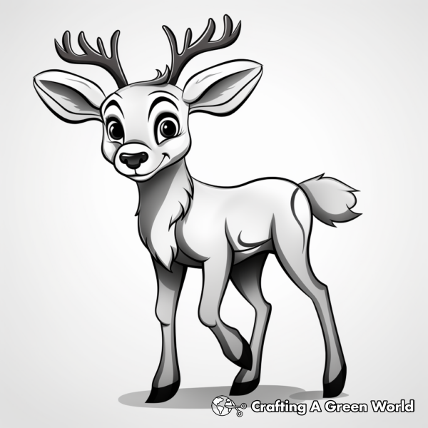 Reindeer Coloring Pages - Free & Printable!