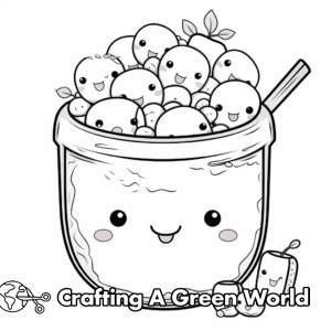 Cute Bubble Tea Coloring Pages - Free & Printable!