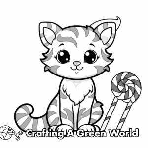 Christmas Cat Coloring Pages - Free & Printable!