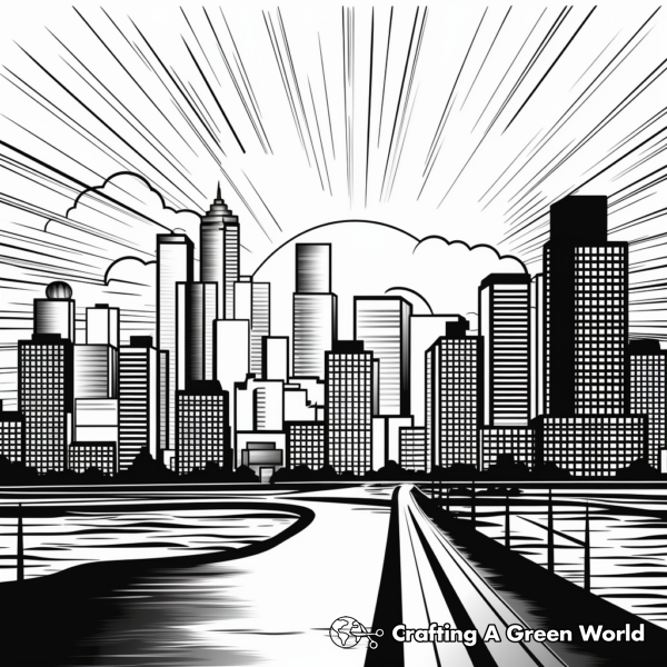Sunset Coloring Pages - Free & Printable!