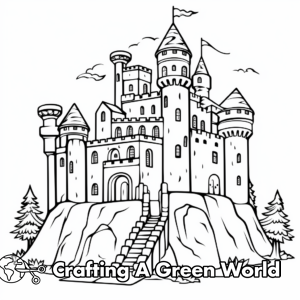 Castle Coloring Pages - Free & Printable!