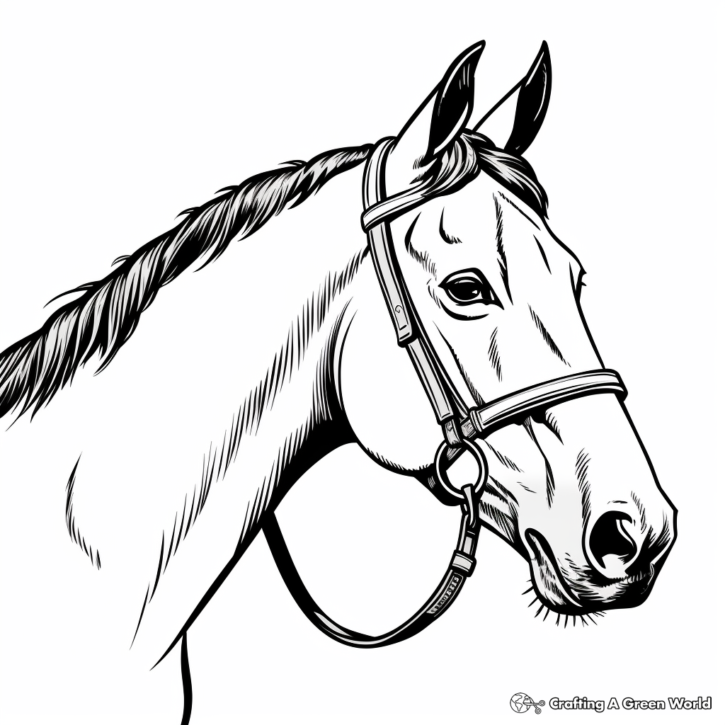 Horse Head Coloring Page Printable Infoupdate Horse Head Coloring Page Printable Infoupdate