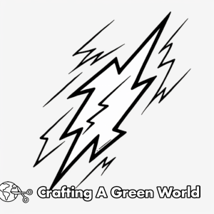 Lightning Bolt Coloring Pages - Free & Printable!