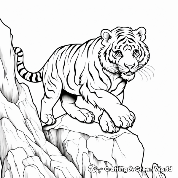 Hard Tiger Coloring Pages - Free & Printable!