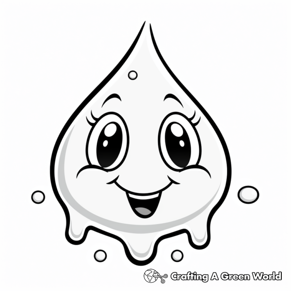 Raindrop Coloring Pages - Free & Printable!