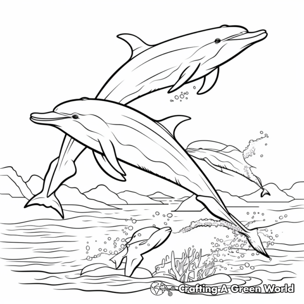Dolphin Coloring Pages - Free & Printable!