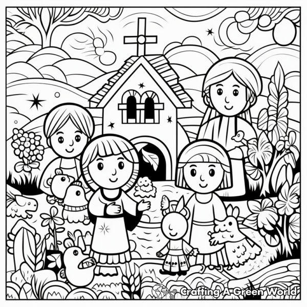 Lent Coloring Pages - Free & Printable!