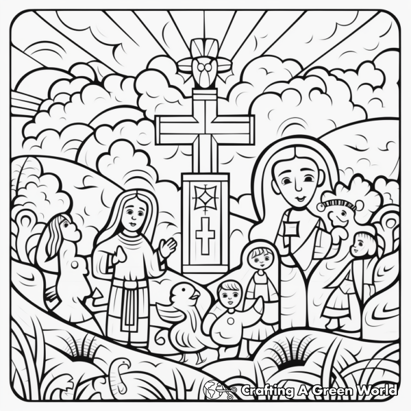 Lent Coloring Pages - Free & Printable!