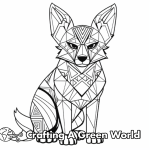 Geometric Animal Coloring Pages - Free & Printable!