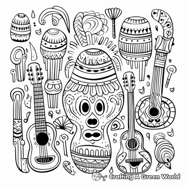 Day Of The Dead Coloring Pages - Free & Printable!
