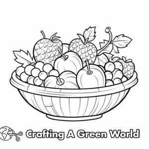 Cute Fruit Coloring Pages - Free & Printable!