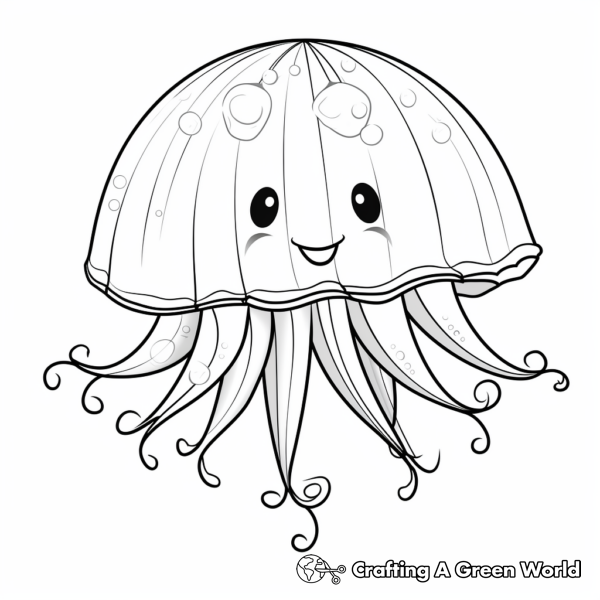 Jellyfish Coloring Pages - Free & Printable!