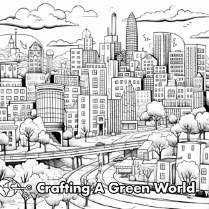 Landscape Coloring Pages - Free & Printable!